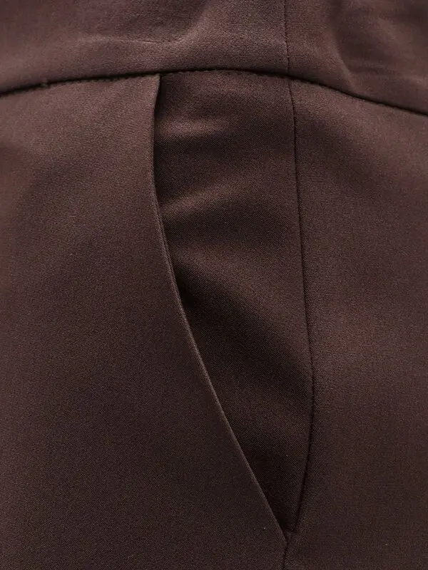 ACTUALEE Satin Pencil Skirt