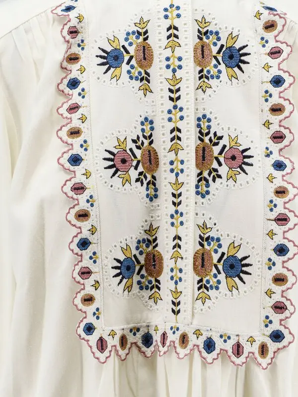 MARANT ETOILE Monique Viscose Blend Shirt With Embroidery