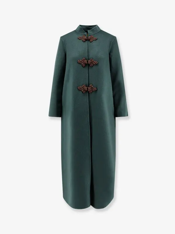 PHILIPPA 1970 Harriet Wool Coat With Frogs