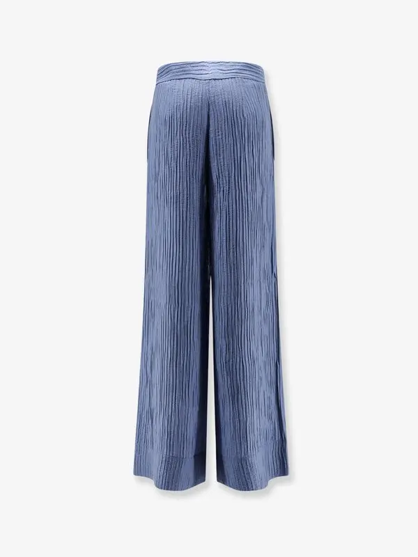 JOSEPH Selene Fluid Crinkle Trousers In A Tencel Blend