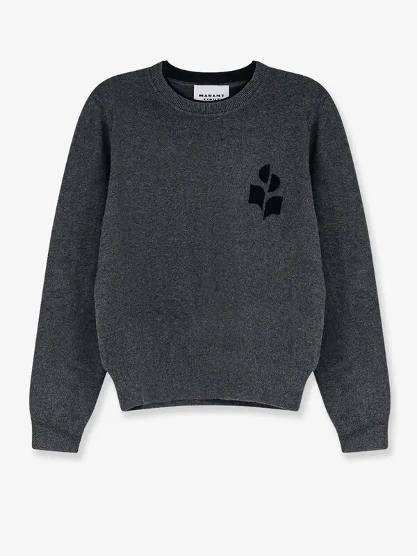 MARANT ETOILE Cotton Blend Sweater - Grey