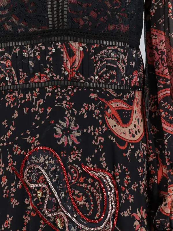 PHILIPPA 1970 Elin Viscose Dress With Multicolor Print