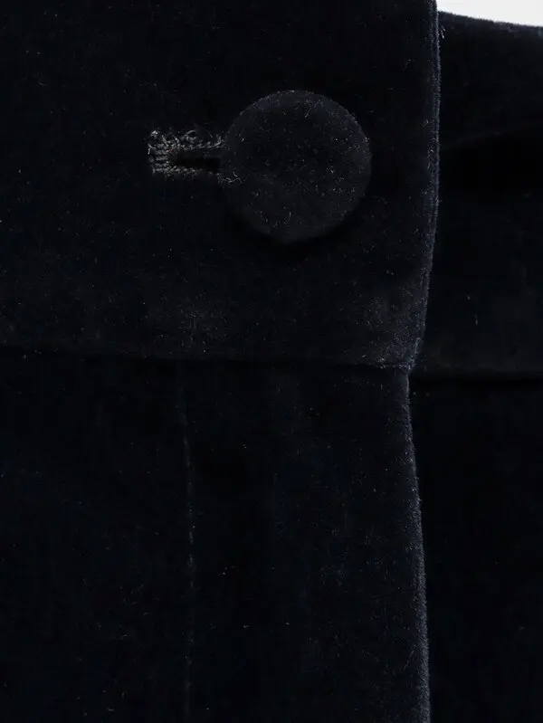 ACTUALEE Velvet Bermuda Shorts