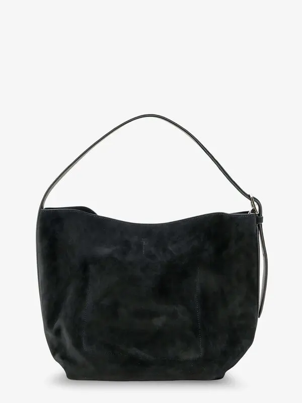 TOTEME Medium Belted Suede Shoulder Bag