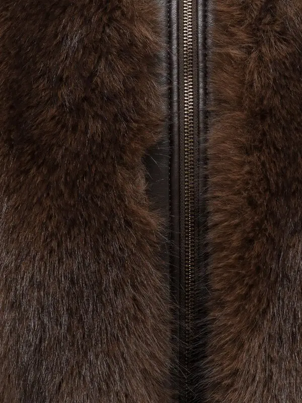 Zimmermann Valiant Faux Fur Jacket
