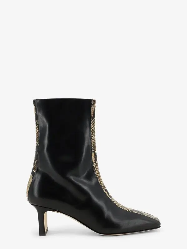 AeydĒ Leather Ankle Boots - Black