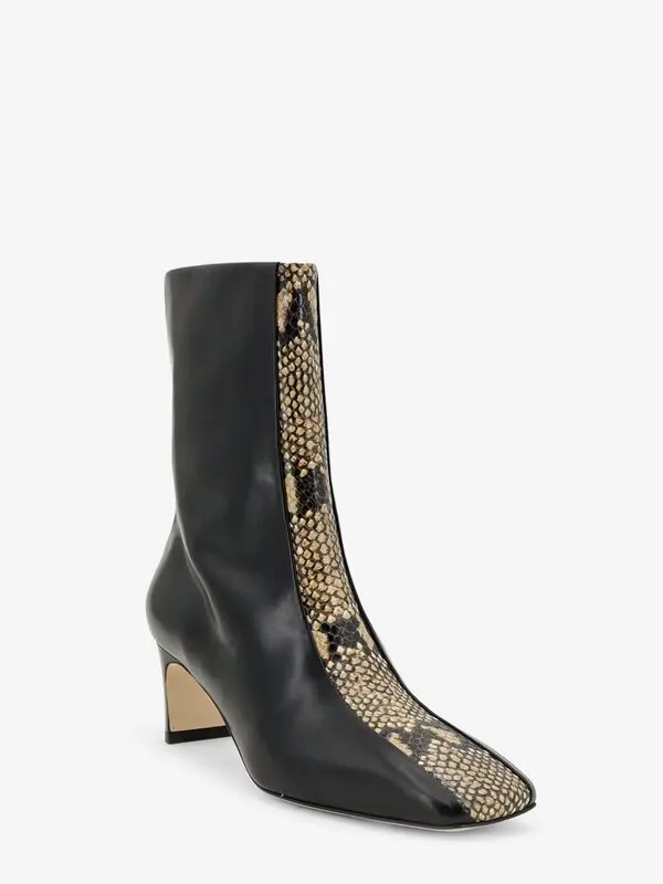 AeydĒ Leather Ankle Boots - Black