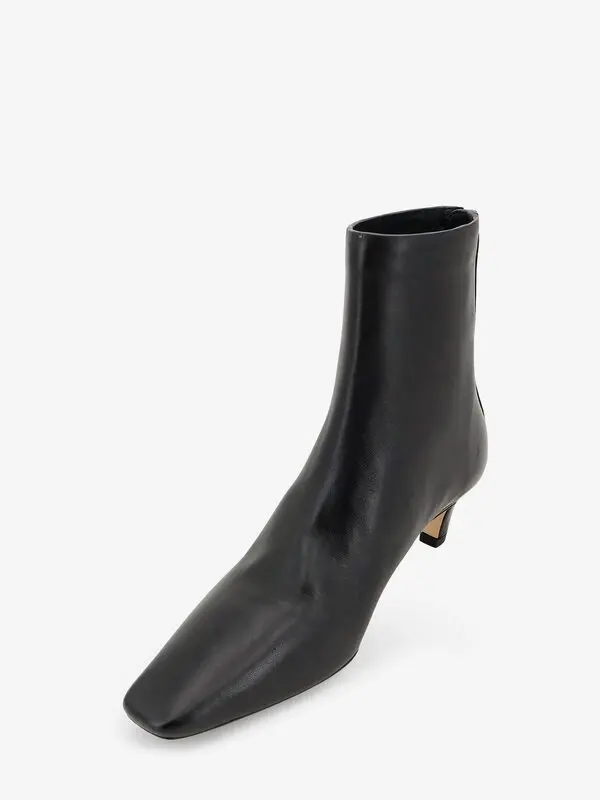 TOTEME Leather Boots - Black