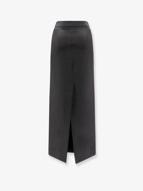 ACTUALEE Satin Pencil Skirt