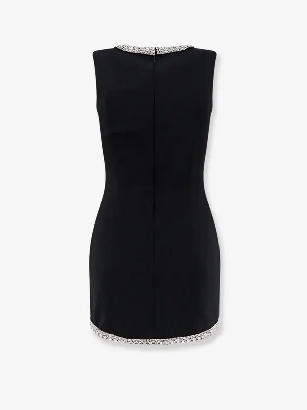 Retrofete Stretch Fabric Mini Dress - Black