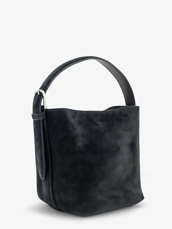 TOTEME Small Belted Suede Handbag