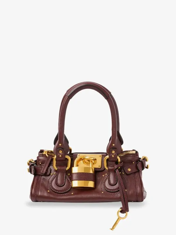 Chloé Paddington Leather Shoulder Bag - Brown