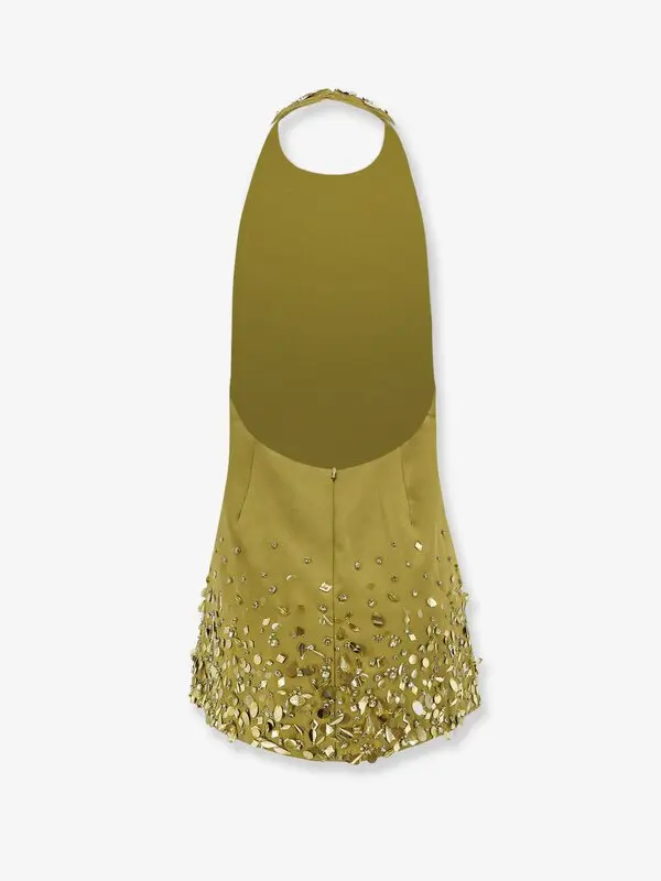 Retrofete Mini Dress With Sequins And Rhinestones