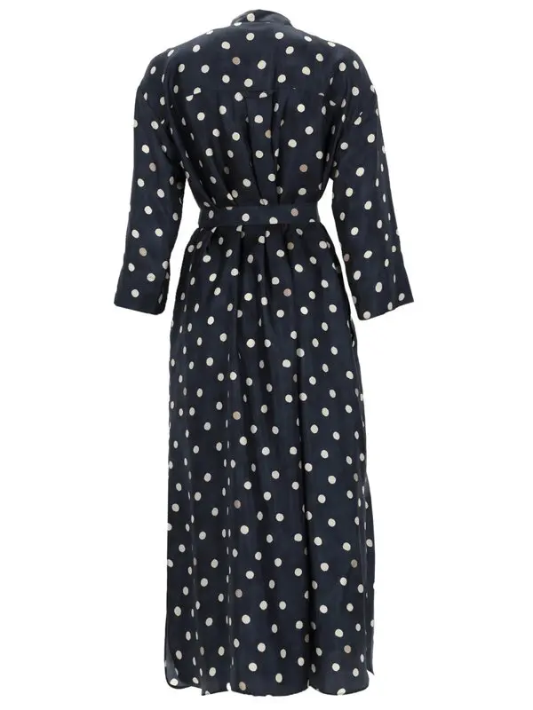 Max Mara Printed Silk Lever Dress