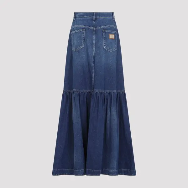 Dolce & Gabbana Long Denim Skirt