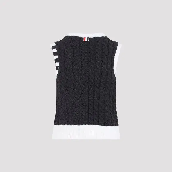 Thom Browne Aran Cable Shell Top