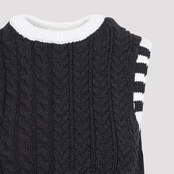 Thom Browne Aran Cable Shell Top