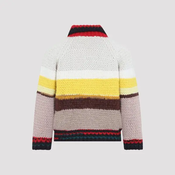 Celine Wool Cardigan - Multicolor