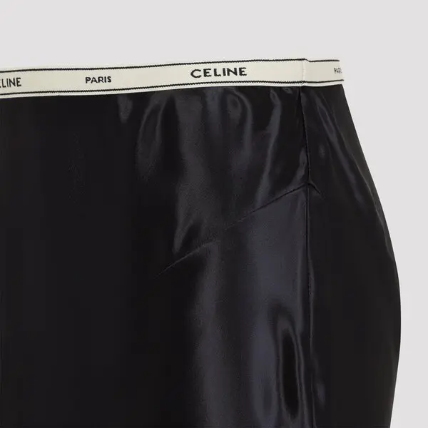 Celine Viscose Skirt - Black