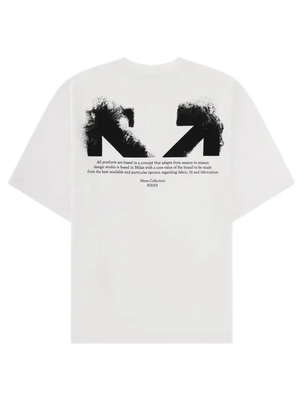 Off-White T-shirt With Logo - White