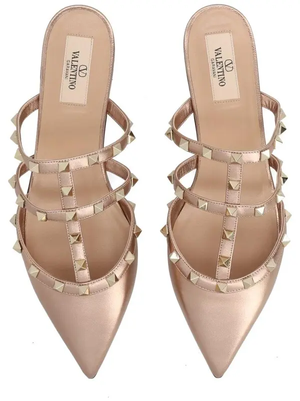 Valentino Garavani Mule Rockstud - Pink