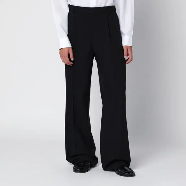Dries Van Noten Penrud Wool Trousers - Black