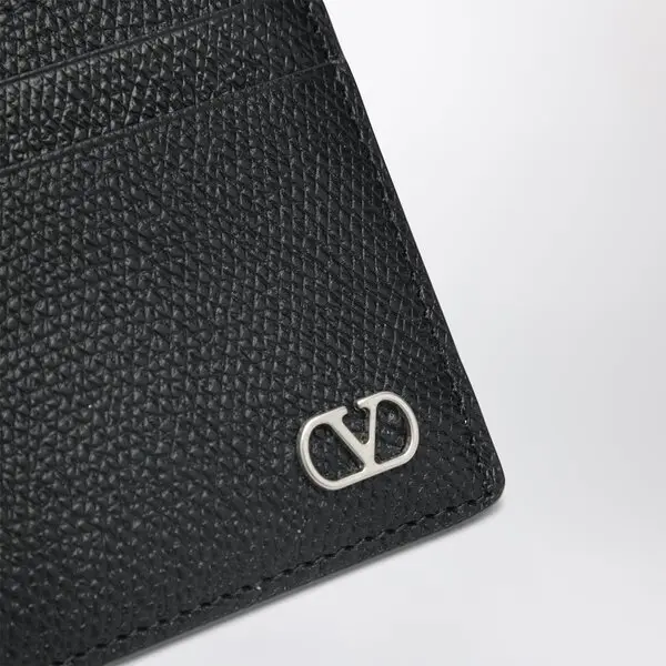 Valentino Garavani Leather Card Holder With Logo