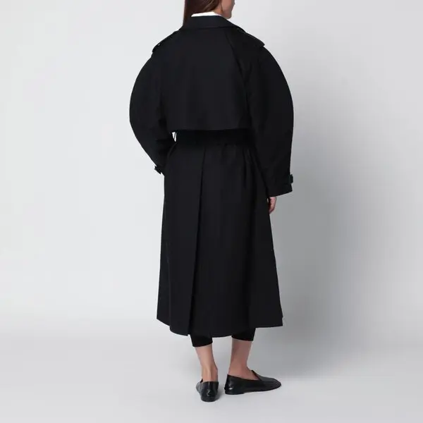 ANINE BING Pascale Cotton Maxi Trench Coat