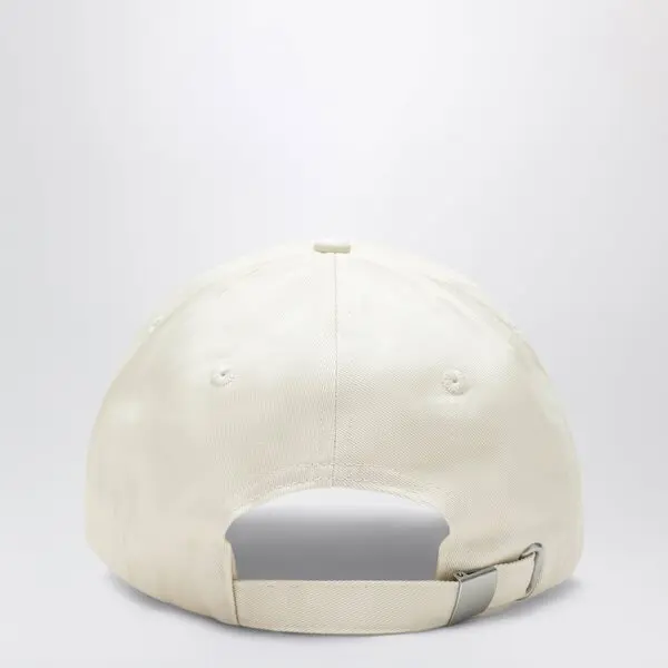 ANINE BING Jeremy Cream Cotton Baseball Cap
