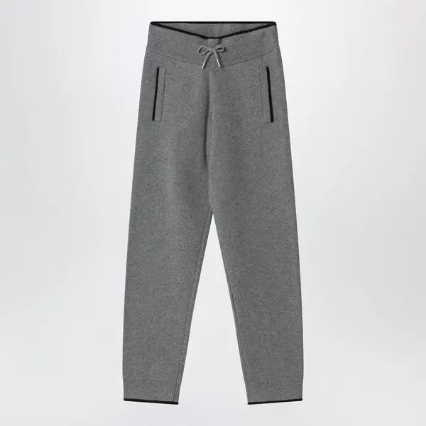 Chloé Melange Cotton Knitted Trousers