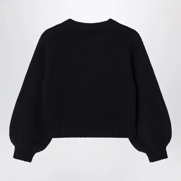 Chloé Navy Wool And Cashmere Sweater