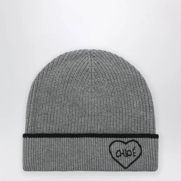 Chloé Melange Cotton And Wool Hat