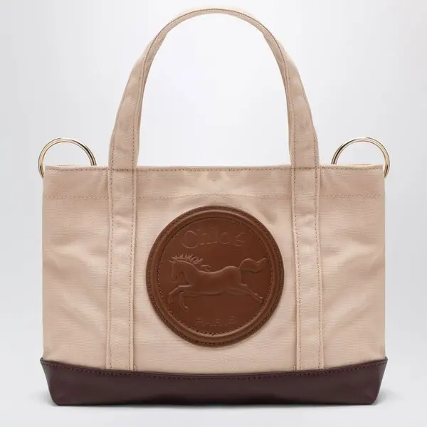 Chloé Toasted Almond Cotton Tote Bag