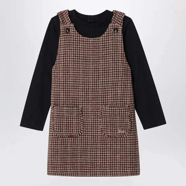 Chloé Wool Dress And T-shirt Set - Brown