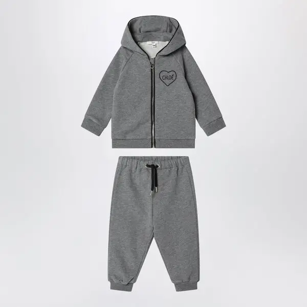 Chloé Cotton Sports Suit - Grey
