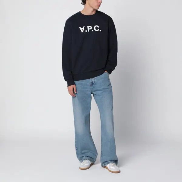 A.p.c. Standard Grand Vpc Dark Cotton Sweatshirt