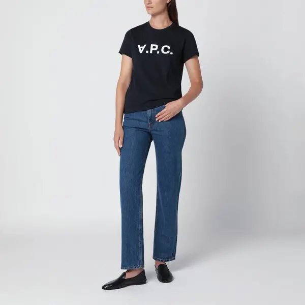 A.p.c. Navy Cotton T-shirt