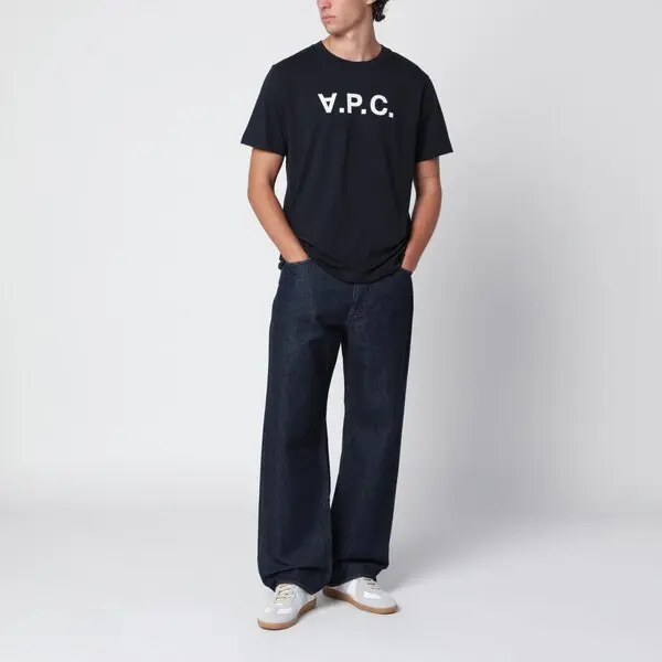 A.p.c. Standard Grand Navy Cotton T-shirt - Blue