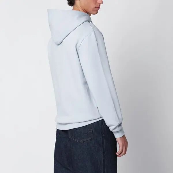 A.p.c. Blue Cotton Hoodie - Light Blue