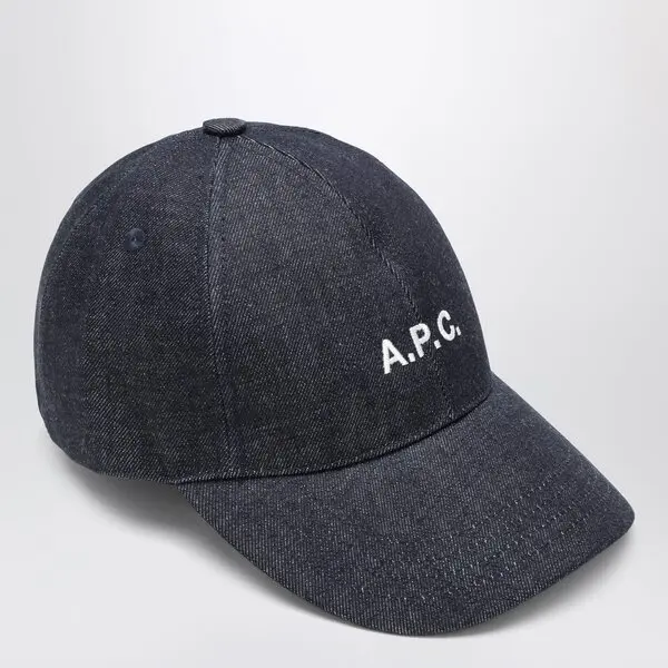 A.p.c. Charlie Indigo Cotton Baseball Cap - Blue