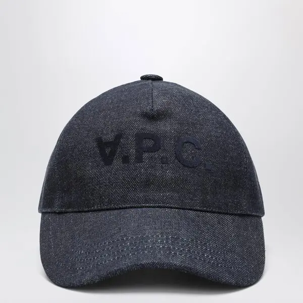 A.p.c. Indigo Cotton Baseball Cap