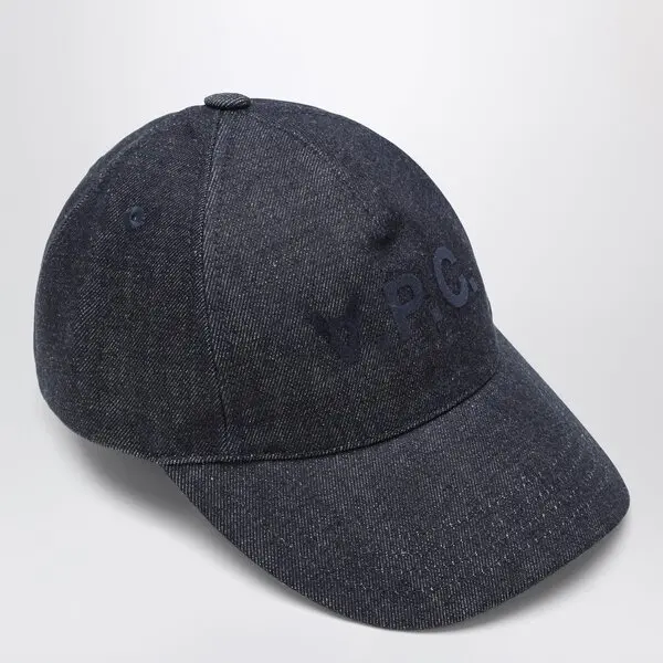 A.p.c. Indigo Cotton Baseball Cap