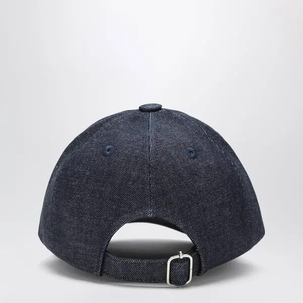 A.p.c. Indigo Cotton Baseball Cap