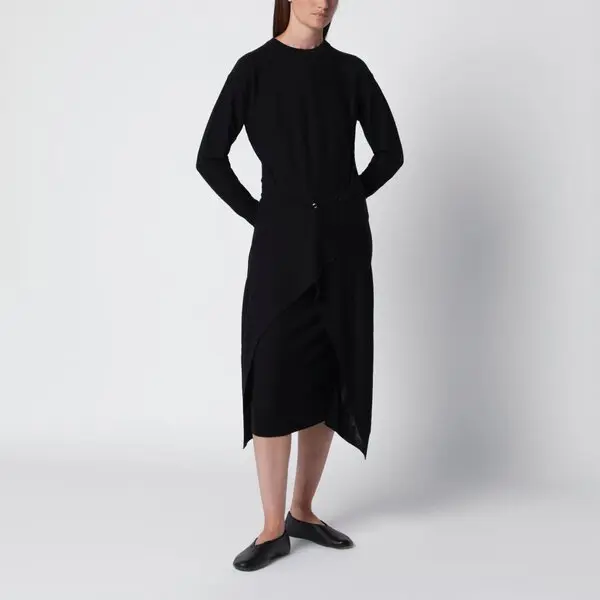 LEMAIRE Merino Wool Blend Midi Dress