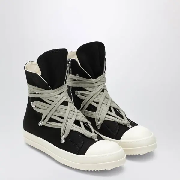 Rick Owens Megalace Sneakers In Denim