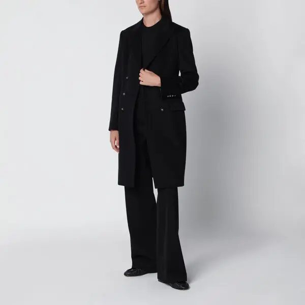 Dolce & Gabbana Double-breasted Coat In Wool