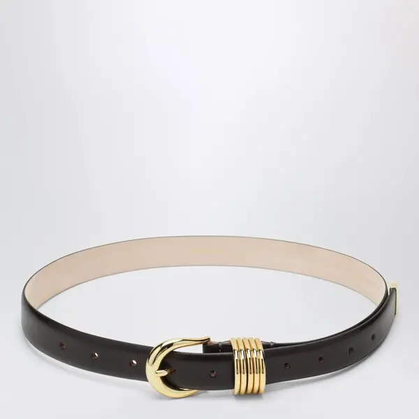 DEHANCHE Hollyhock Belt /gold In Leather - Brown