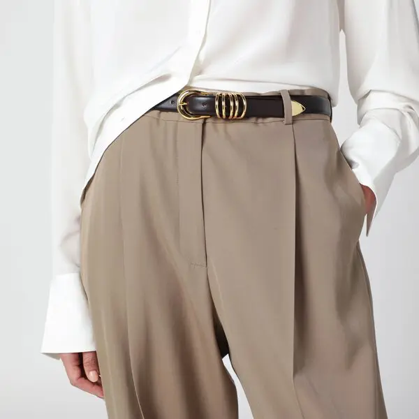 DEHANCHE Hollyhock Belt /gold In Leather