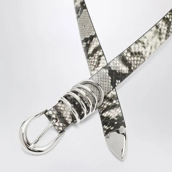 DEHANCHE Hollyhock Belt In Python-effect Leather