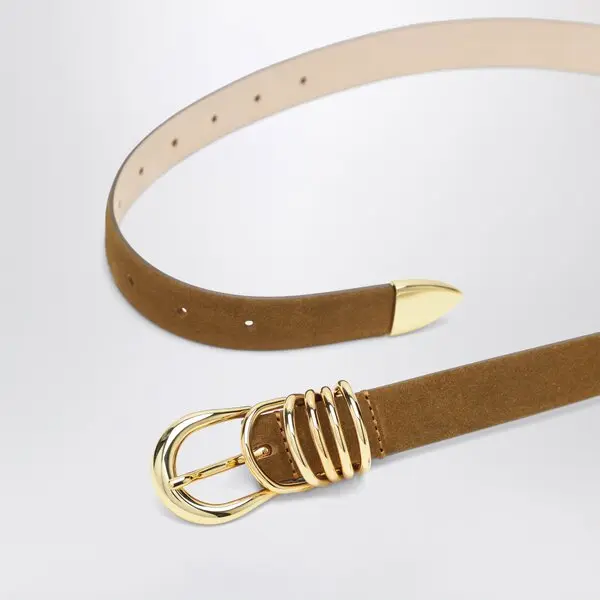 DEHANCHE Hollyhock Belt Light /gold In Suede